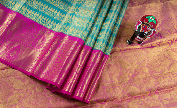 6 Kanchipuram Sarees You Must Try - Lakshaya Silk Sarees – Kanchipuram ...